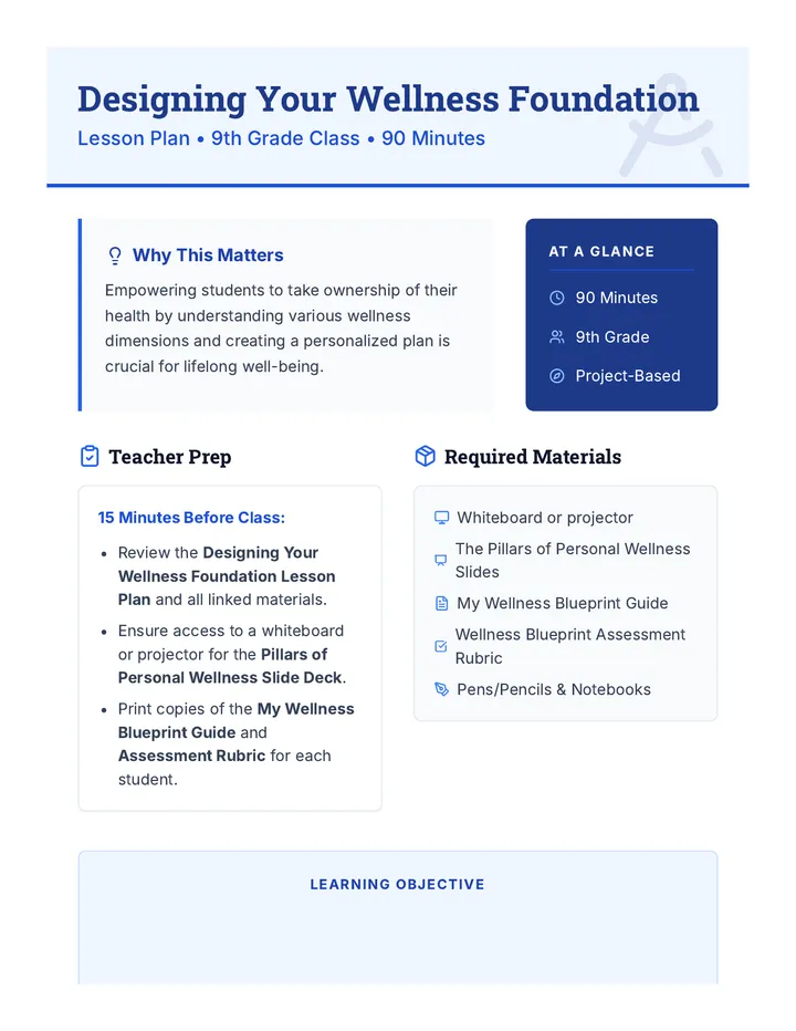 What's Your Wellness Blueprint • Lesson • Lenny.com