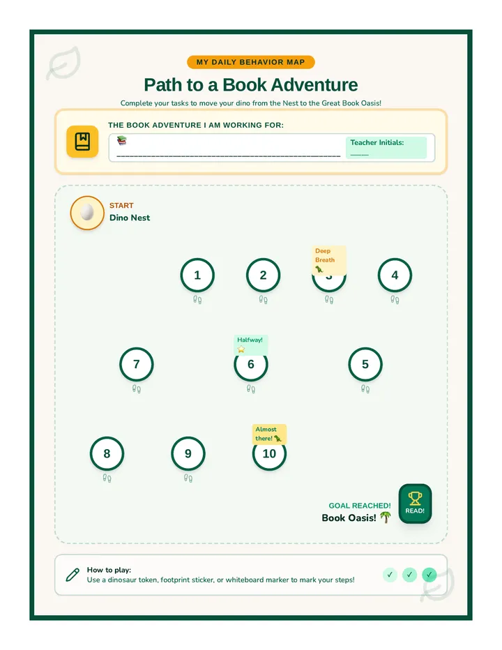Dino Reading Adventure • Lesson • Lenny.com