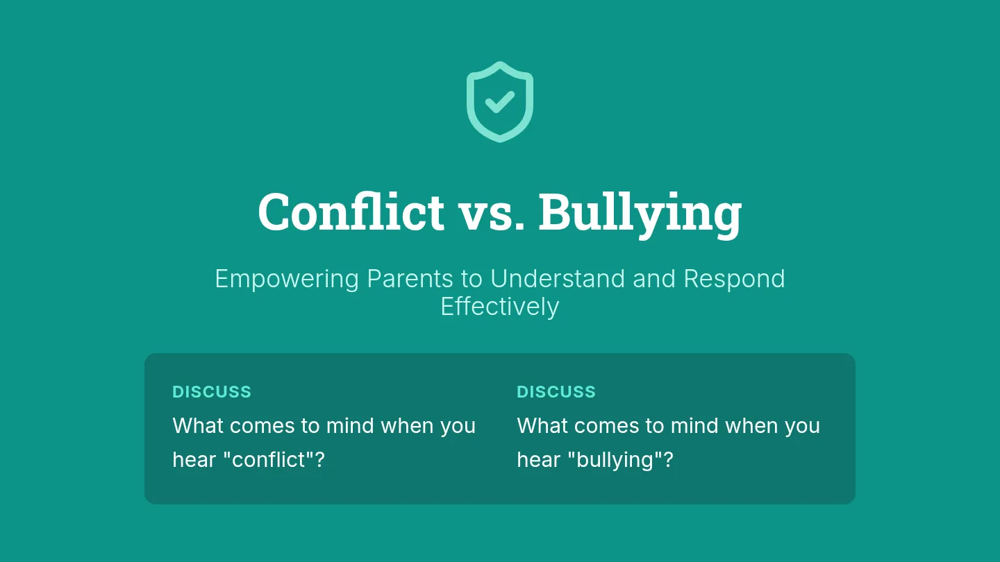 Conflict vs Bullying • Lesson • Lenny.com