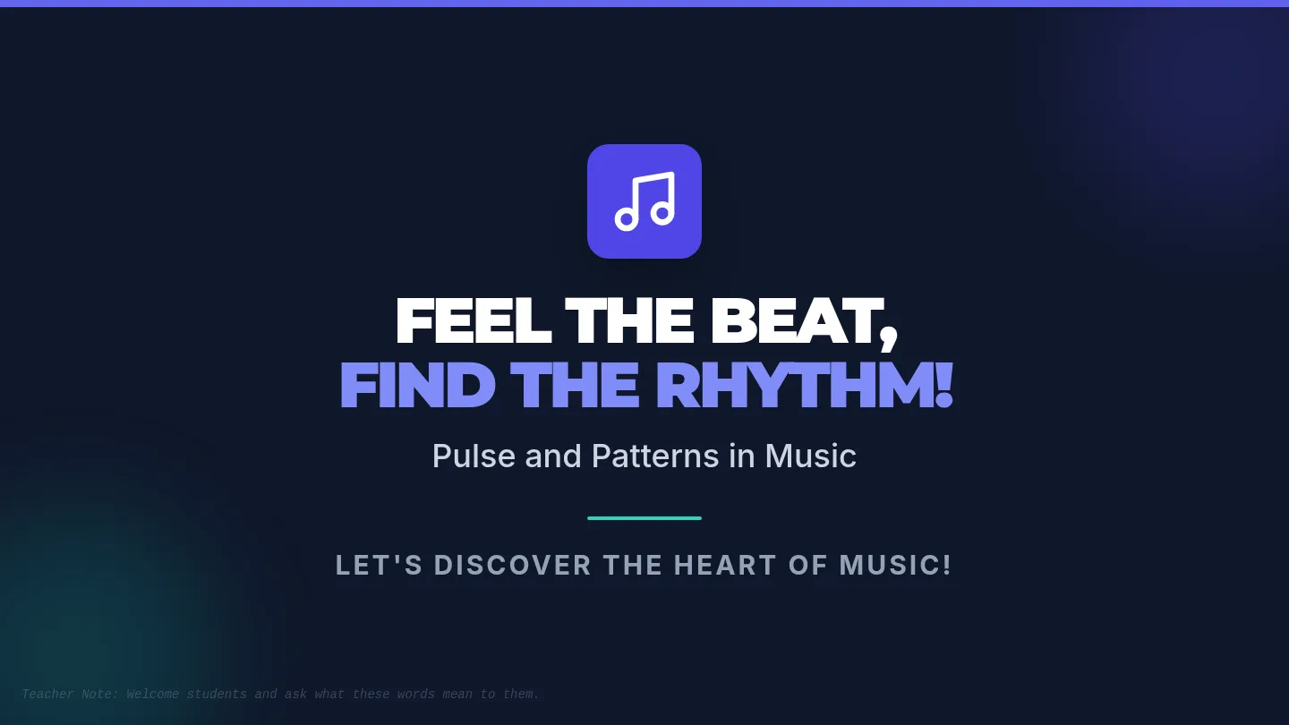 Feel the Beat Find the Rhythm • Lesson • Lenny.com