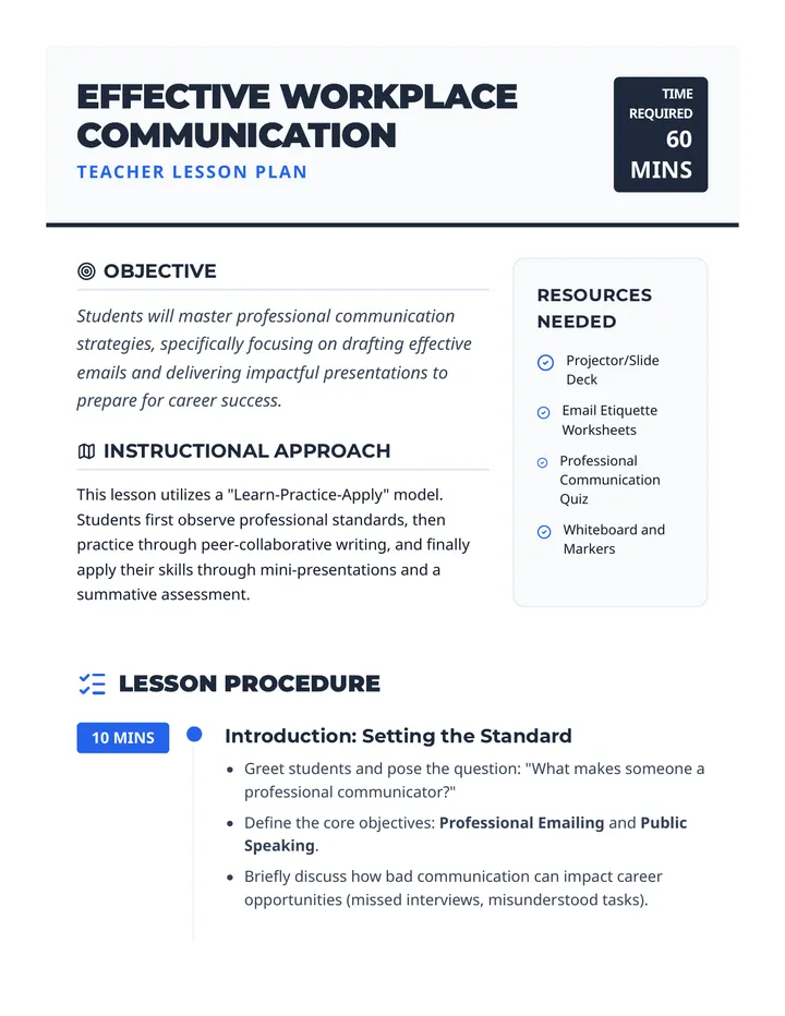 Effective Workplace Communication • Lesson • Lenny.com