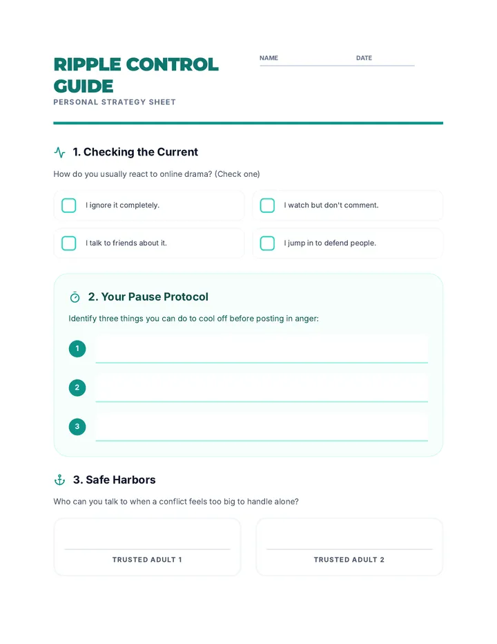 Ripple Control Worksheet • Material • Lenny.com
